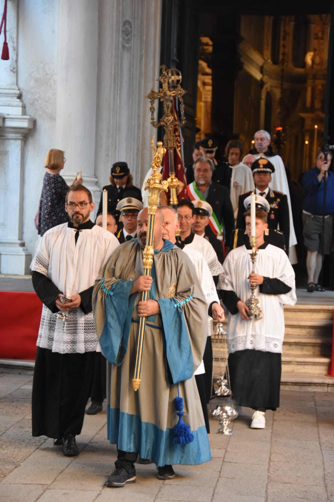 Il consigliere delegato Giovanni Giusto alle celebrazioni per la Festa ... Il consigliere delegato Giovanni Giusto alle celebrazioni per la Festa ...
